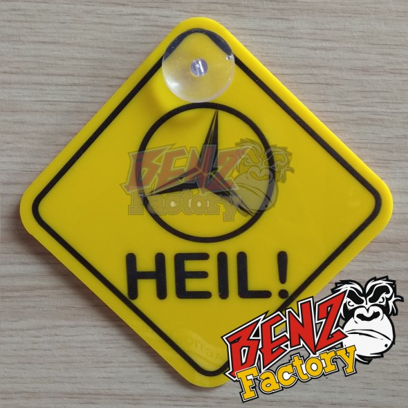 Jual CAR SIGN BOARD MERCEDEZ HEIL! | Shopee Indonesia