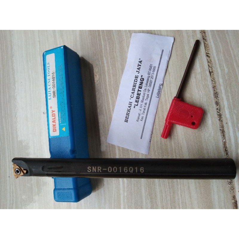 Jual Holder bubut dalam drat ulir SNR diameter 1616 untuk insert ir16 ag60 | Shopee Indonesia