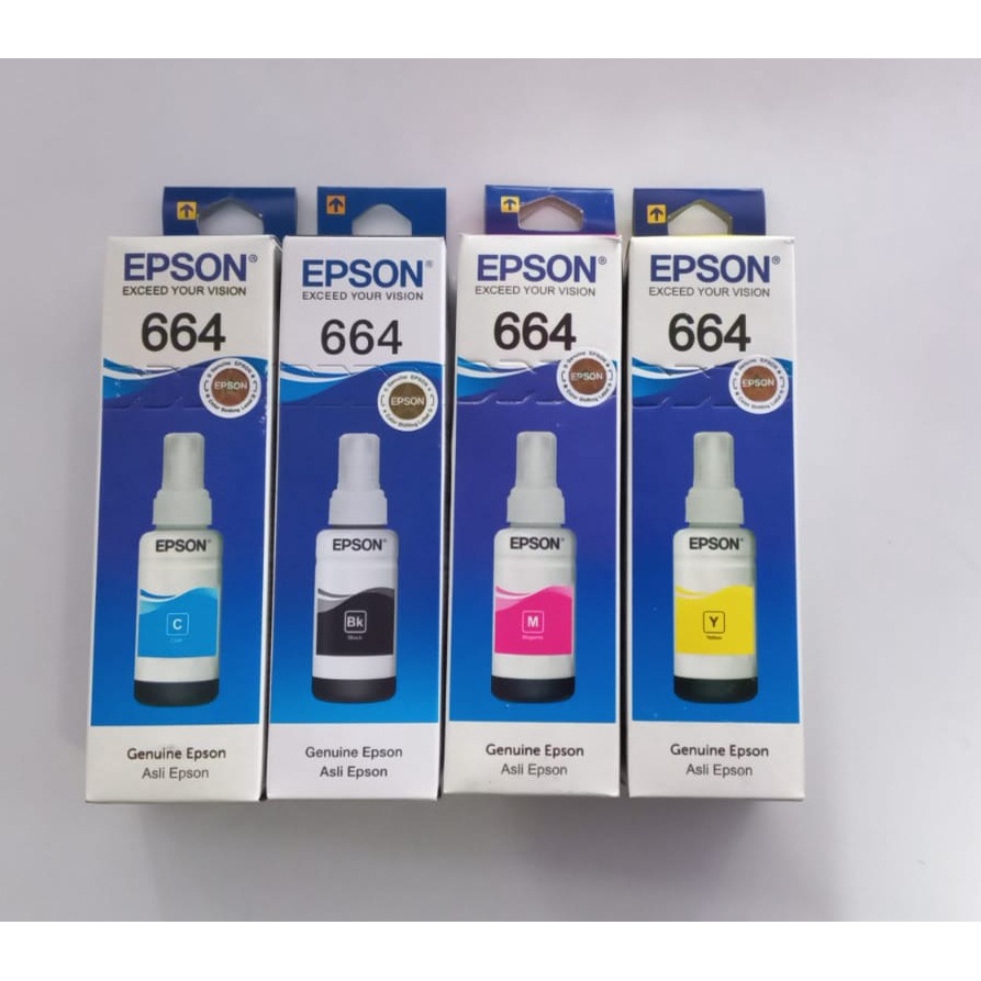 Jual Tinta Epson 664 Varian Warna Original / Tinta For Epson / Tinta Epson Original Indonesia ...
