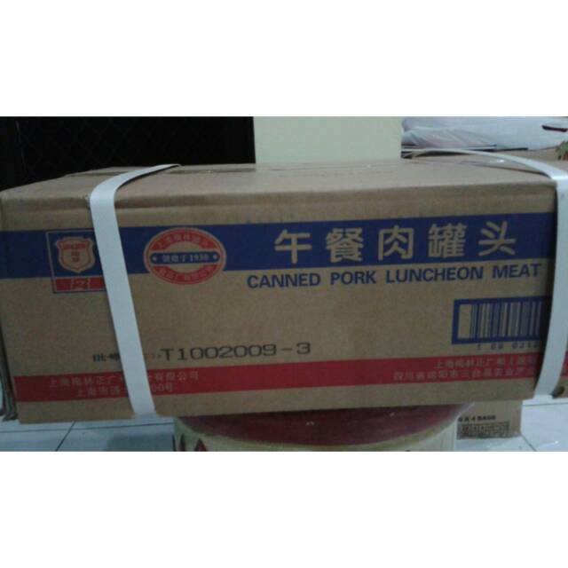 Jual TTS Ma Ling Canned Pork Luncheon Meat 397gr - karton | Shopee ...
