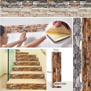 Jual list border foam wallborder foam border wallpaper dinding motif ...