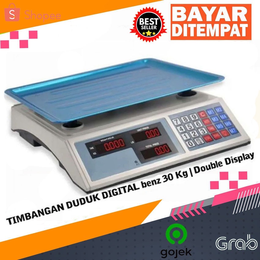 Jual Timbangan Buah Scale Double Computing 30 Kg Timbangan Digital 30kg ...