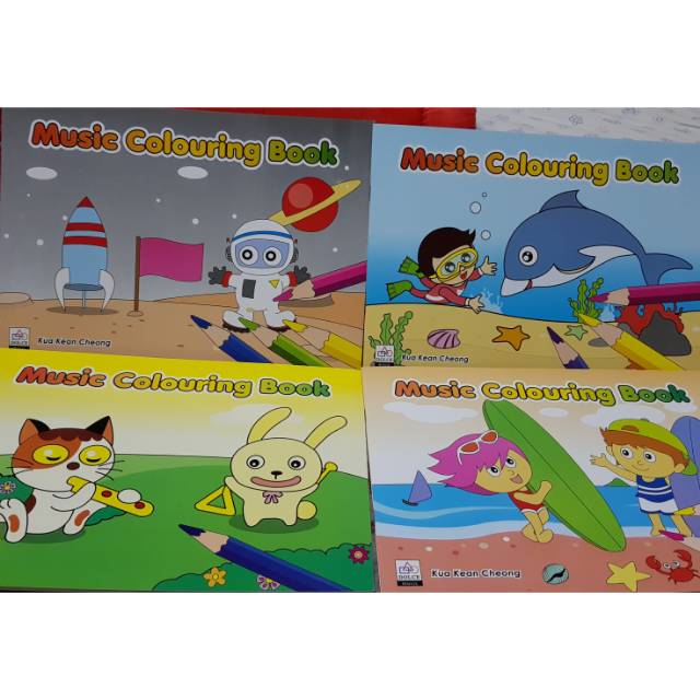 Jual Music Coloring Book set ( 3 free 1 ) | Shopee Indonesia