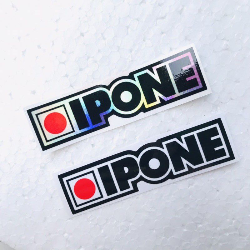Jual Cutting sticker IPONE stiker oli ipone motor | Shopee Indonesia