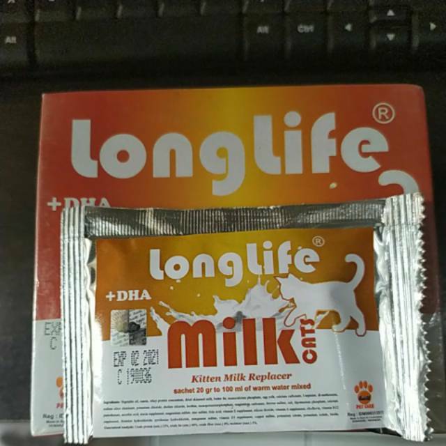 Jual Susu Kucing Longlife Kitten Milk Replacer 20gr | Shopee Indonesia