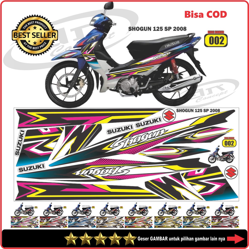 Jual Striping SHOGUN SP 125 Robot Variasi C Decal Thailook Grafis ...