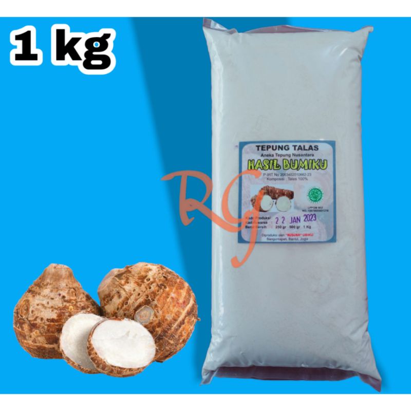 Jual TEPUNG TALAS kemasan 1 KG Indonesia|Shopee Indonesia