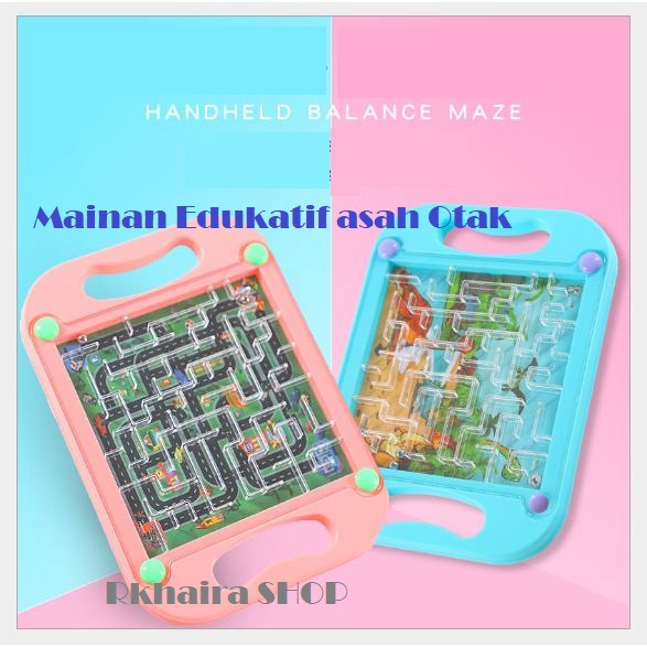 Jual Mainan Anak Powerful Brain Educational Toy Hand held Ball Balance ...