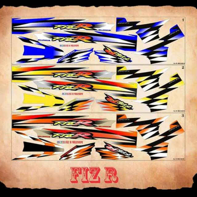 Jual STIKER YAMAH FIZ R (MILENIUM) | Shopee Indonesia