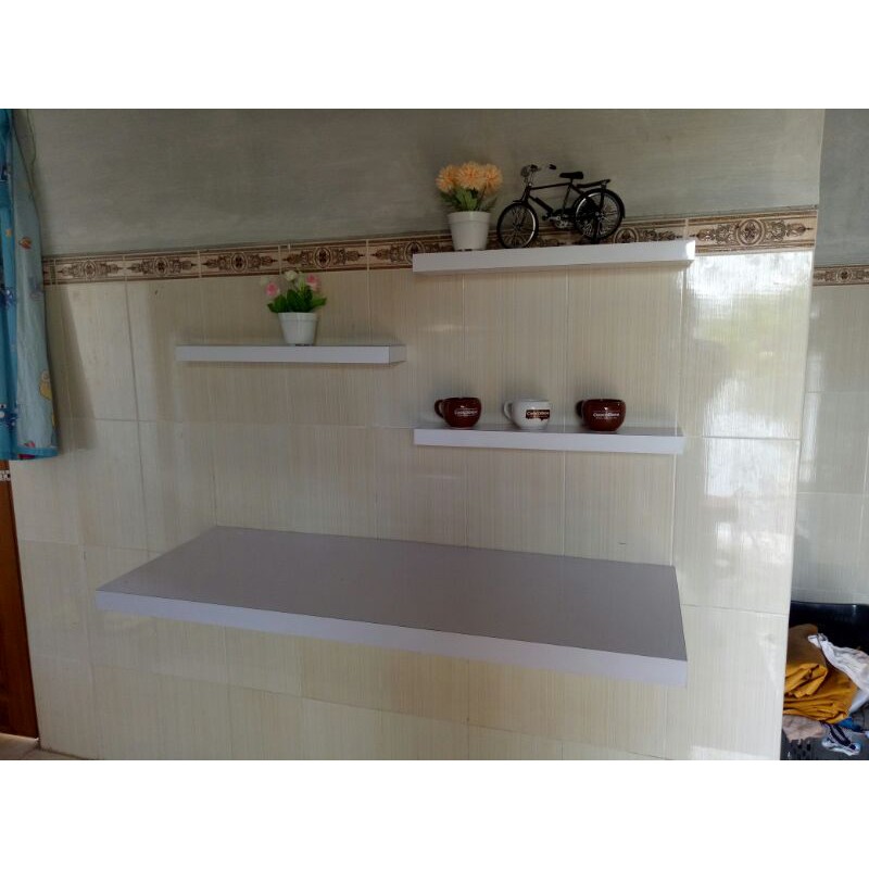 Jual meja lipat dinding + ambalan | Shopee Indonesia