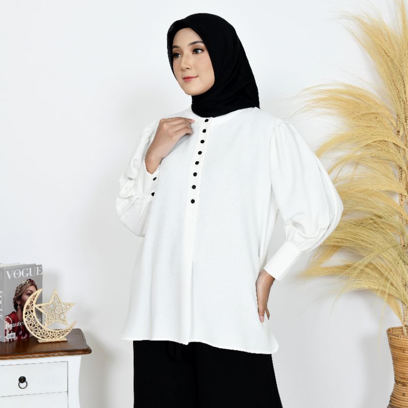 Jual KIREIDESU Michiko Japanese Puffy Blouse | Shopee Indonesia