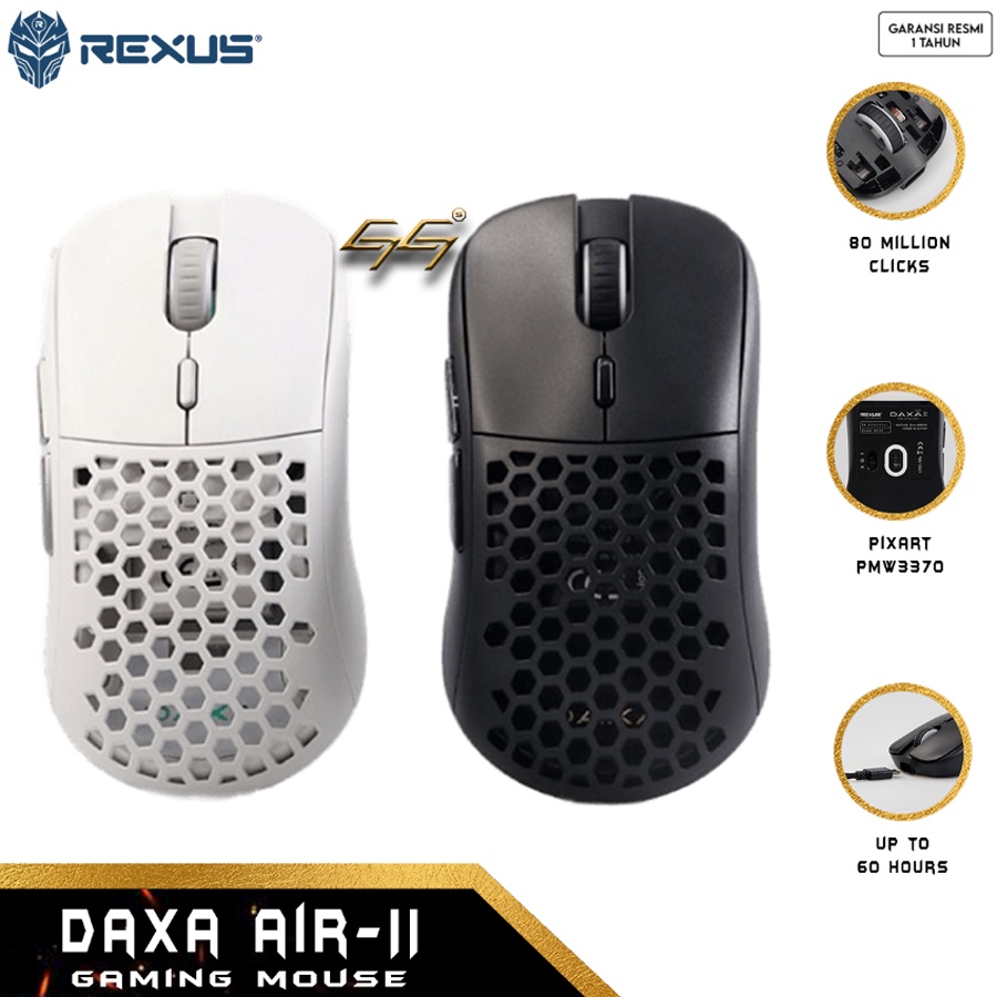 Jual Mouse Gaming Wireless RGB DAXA AIR II DAXA AIR 2 Wireless RGB ...