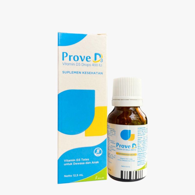 Jual Prove D3 Drop - Vitamin D3 400 IU Tetes 12,5 ml Untuk Dewasa dan ...