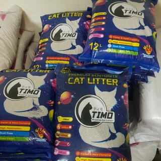 Jual TIMO CAT LITTER 12L 12 L Pasir Gumpal Wangi Kucing PREMIUM MEDIUM ...