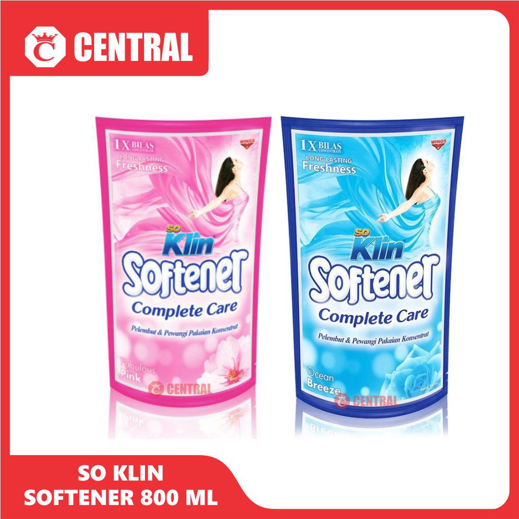 Jual SO KLIN SOKLIN Softener Complete Care pelembut dan pewangi pakaian ...