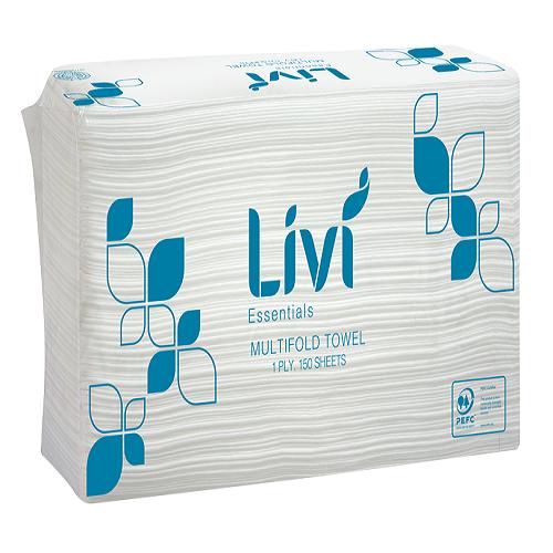 Jual TERMURAH - TISSUE LIVI HANDTOWEL ESSENTIALS PREMIUM MULTIFOLD 150 ...