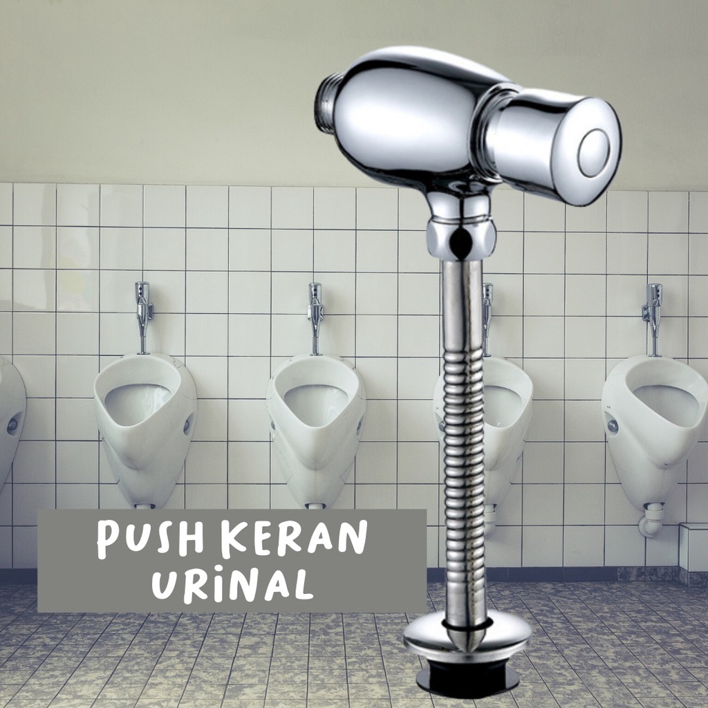 Jual Push Kran Urinal / Push keran murah Stainless faucet | Shopee ...