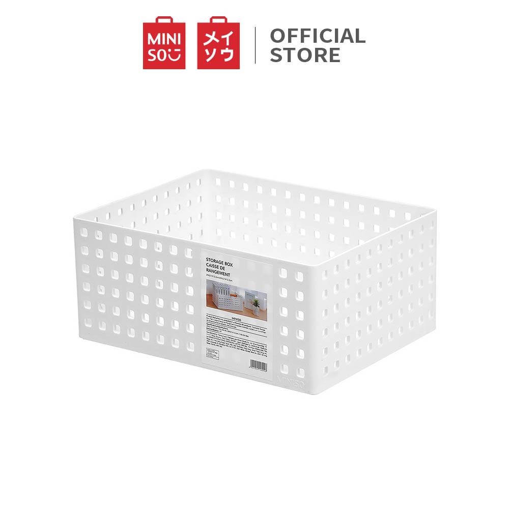 MINISO Stackable Storage Box Organizer Multifungsi, Tinggi, Besar ...