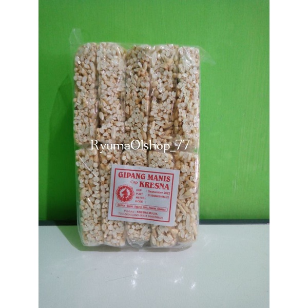 Jual GIPANG JIPANG KUE BERAS TRADISIONAL MANIS PACK ISI 10 | Shopee ...