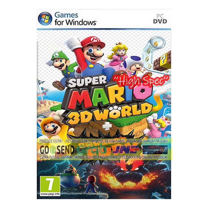 Jual SUPER MARIO 3D WORLD + BROWSER S FURY | CD DVD GAME | PC GAME ...