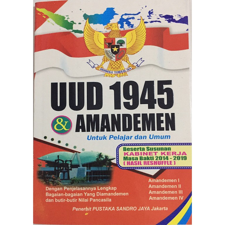 Jual Buku UUD 1945 dan Amandemen untuk Pelajar dan Umum - Ukuran Besar | Shopee Indonesia