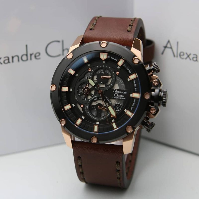 JAM TANGAN PRIA ALEXANDRE CHRISTIE AC 6564 ORIGINAL GARANSI RESMI ...