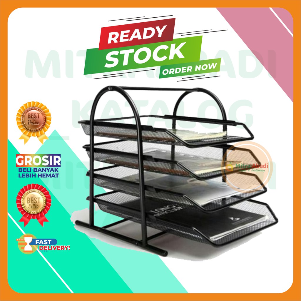 Jual DOCUMENT TRAY VTEC 4 SUSUN RAK 4 SUSUN TEMPAT DOKUMEN Indonesia ...