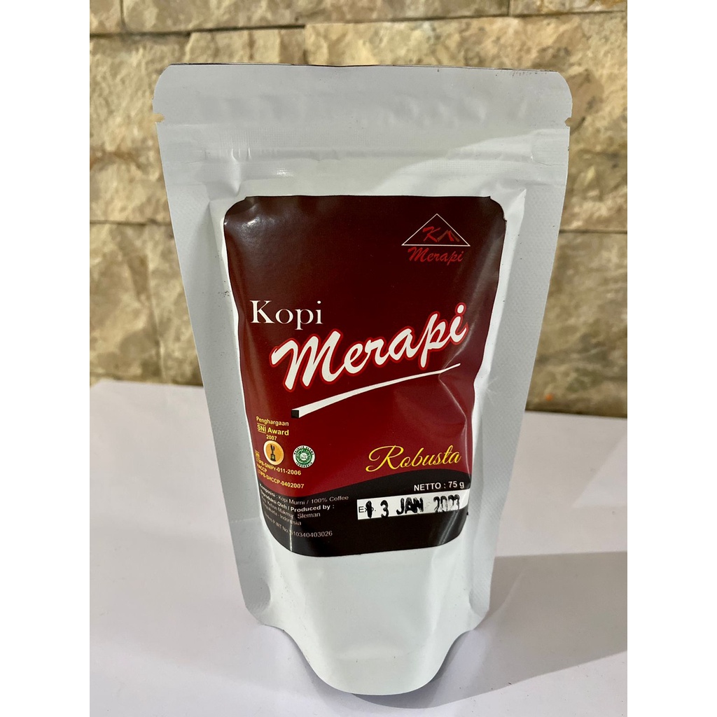 Jual Oleh Oleh Jogja - Kopi Merapi Jenis Robusta Ukuran Kecil | Shopee ...