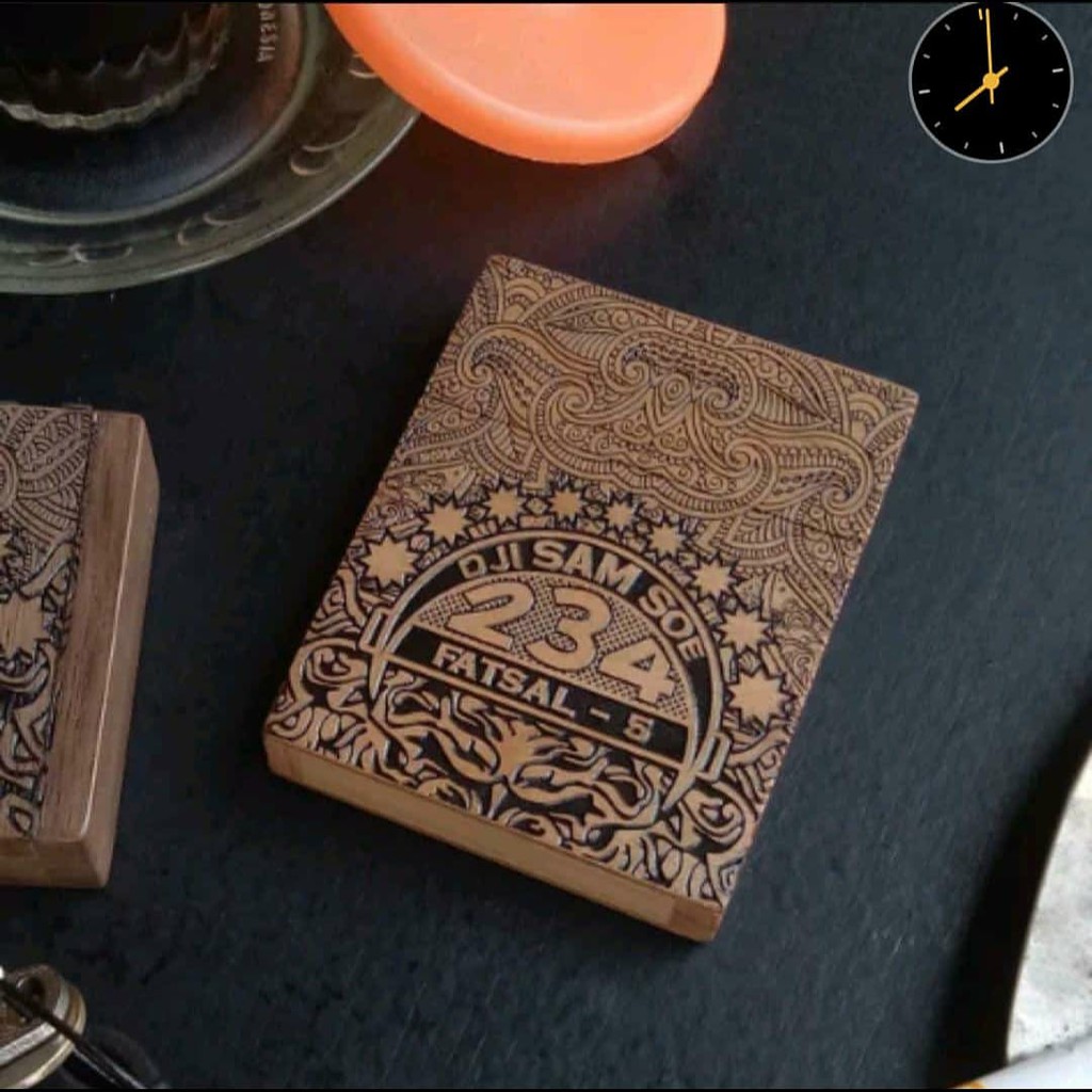 Jual Kotak Rokok Kayu tempat bungkus rokok elegan keren Rokok DJI SAM ...
