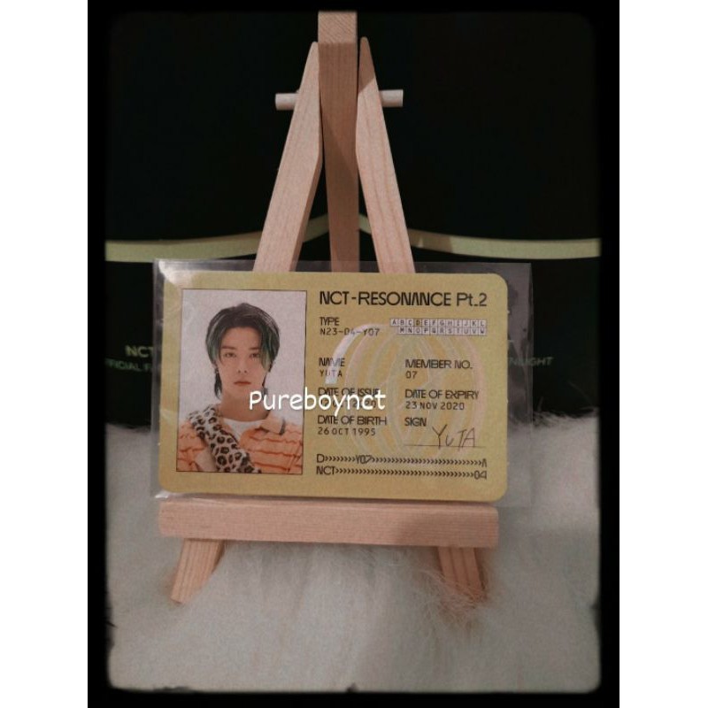 Jual ID Card Yuta NCT Departure Ver | Shopee Indonesia