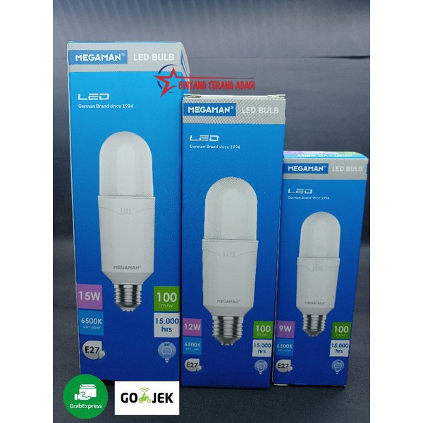 Jual Lampu LED Megaman 9W, 12W, 15W Warna Putih LED STICK | Shopee Indonesia