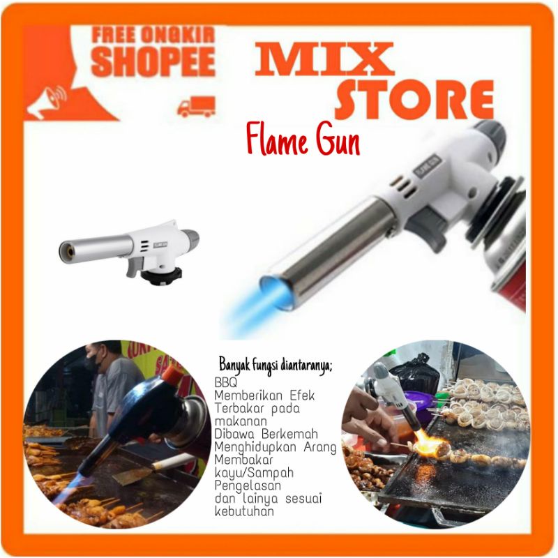 Jual Flame Gun Gas Torch Pemantik Api Portable Alat Bakar BBQ Alat ...