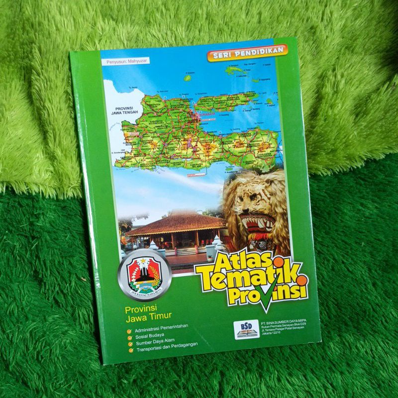 Jual RIGINAL BUKU ATLAS TEMATIK PROVINSI PETA JAWA TIMUR | Shopee Indonesia