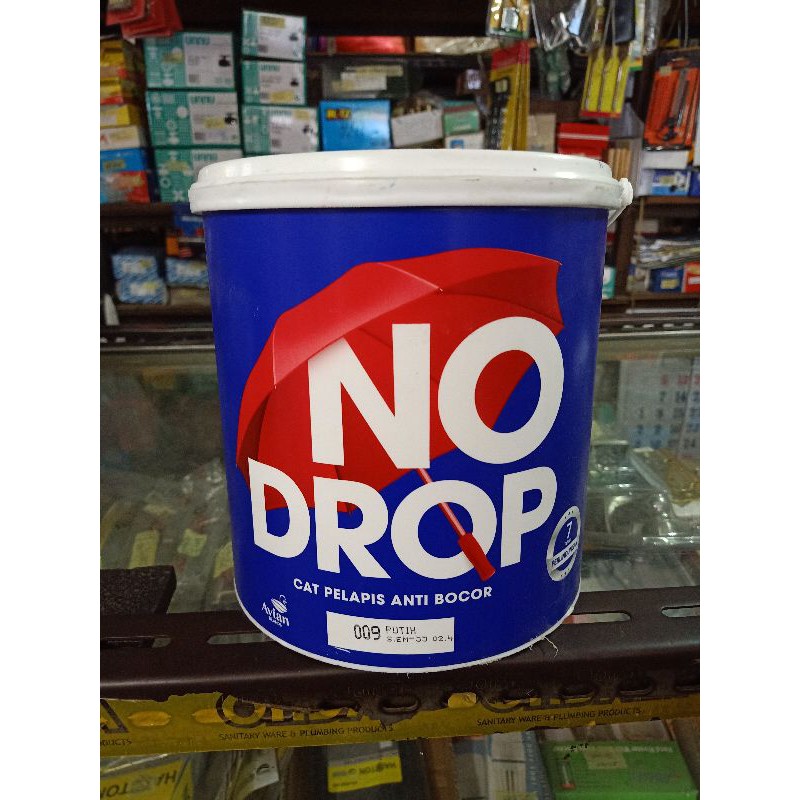 Jual No Drop Waterproofing Cat Pelapis Anti Bocor kemasan 4 kg ( galon ) | Shopee Indonesia