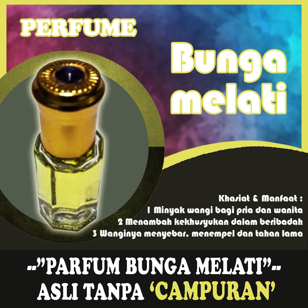 Jual PARFUM PERFUME HARUM MELATI UKURAN 3 ML MINYAK WANGI ASLI 100 ...