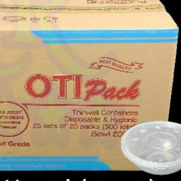 Jual THINWALL BENING BULAT 200 ML ISI 25 PCS OTI PACK | Shopee Indonesia
