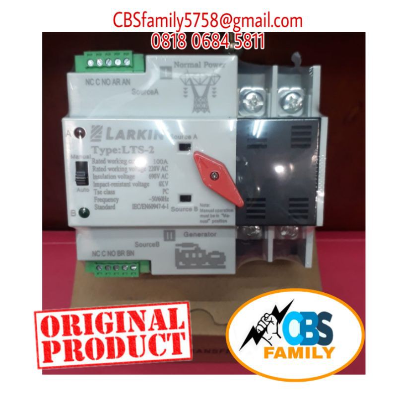 Jual Ohm Saklar / COS ( Change Over Saklar ) merk Larkin type LTS-2P | Shopee Indonesia