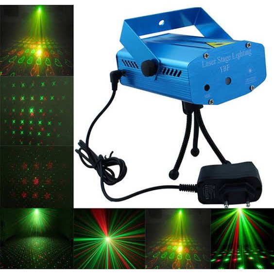 Jual Mini Laser Stage Lighting Sensor Musi Lampu Disco - Party Laser ...