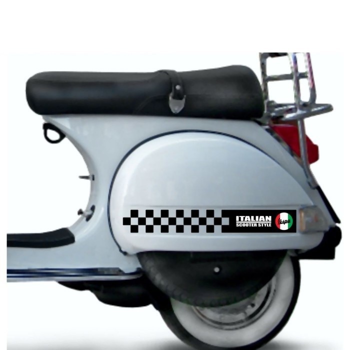 Jual Sticker Body Stripe Motor - Vespa PX Italian Scooter Style ...
