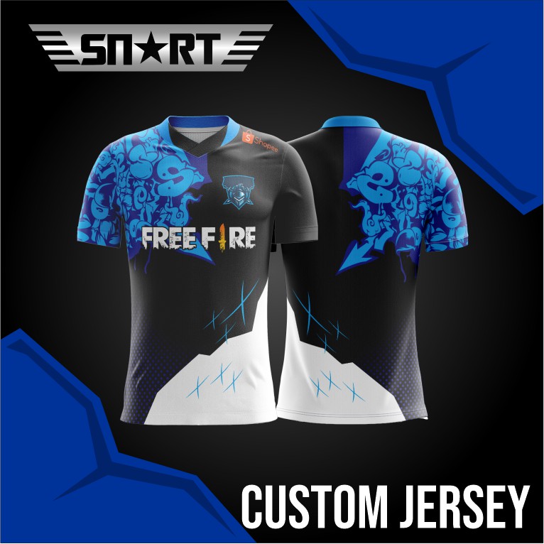 Jual JERSEY GAMING ESPORT CUSTOM FULL PRINTING FF FREEFIRE PUBG MOBILE ...