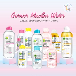 Jual Garnier Micellar Cleansing Water Pink || Blue || Bipase Oil || Vit ...