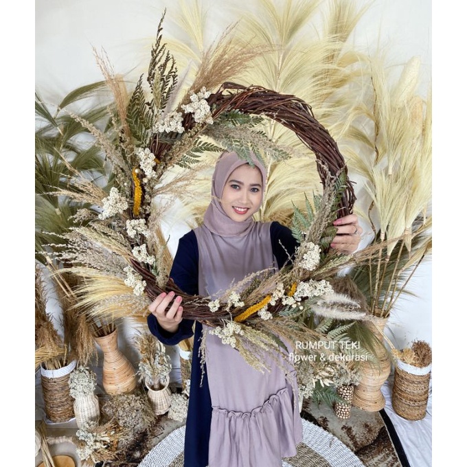 Jual DEKORASI HIASAN DINDING / Ring ranting dekor (ukuran besar ...