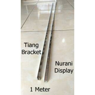 Tiang Besi Bracket Rel Braket Penyangga Besi Rak Dinding | Shopee Indonesia