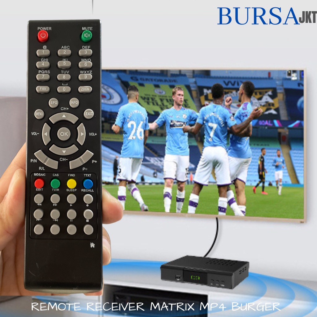 Jual REMOTE RECEIVER MATRIX GARUDA BURGER SINEMA TANAKA MPEG4 RJ8C ...
