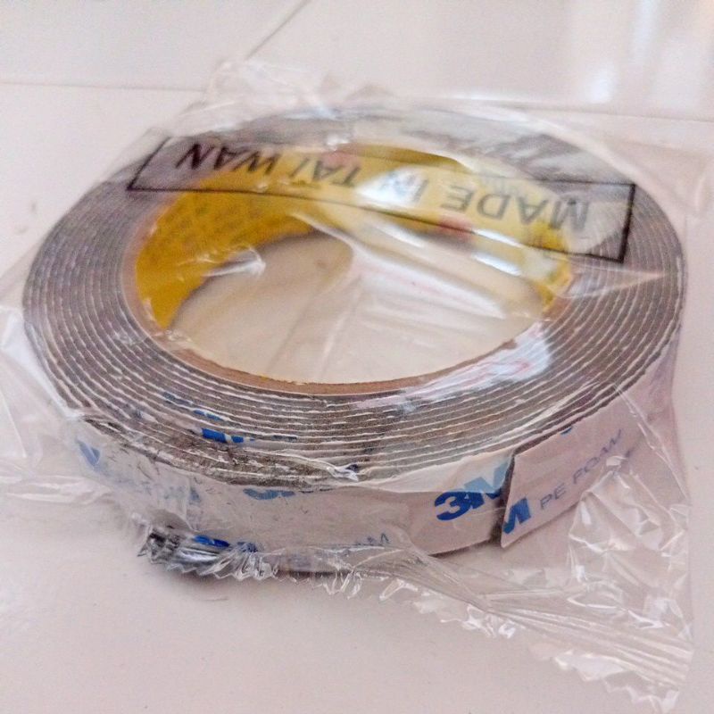 Jual Double Tape 3M abu-abu 1.0mm | Shopee Indonesia