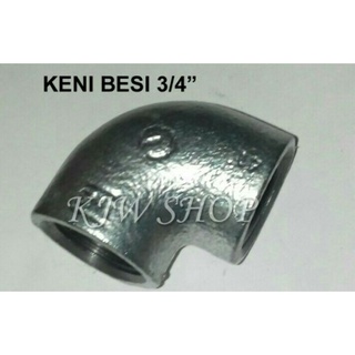 Jual Keni Besi 3/4" Knee Galvanis 3/4 Inch Knie Besi Galvanis 3/4" Keni ...