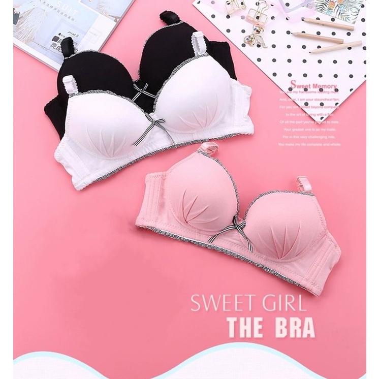 Jual OBRAL BH SUPER MURAH,(braflekkotorwarnaputuh) NON KAWAT, BRA ...