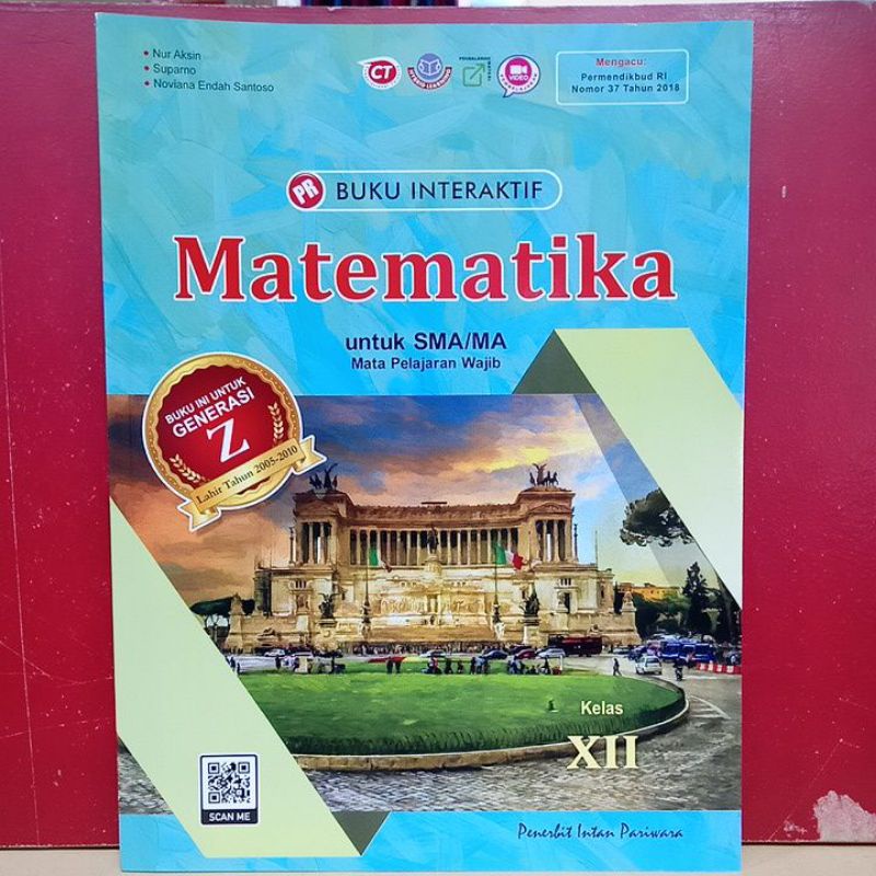Jual Buku LKS PR Matematika Wajib Kelas XII (12) SMA/MA K-13 Edisi Terbaru 2022 Intan Pariwara ...