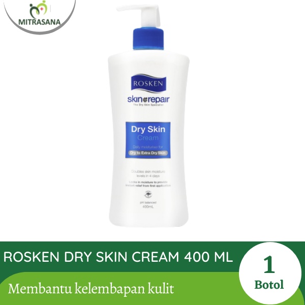 Jual Rosken Dry Skin Cream 400 ml | Shopee Indonesia