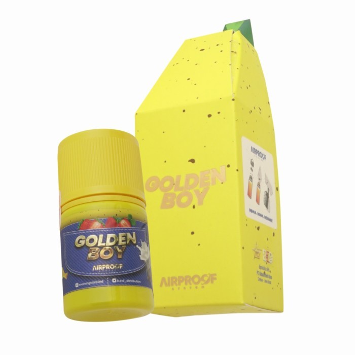 Jual Liquid Vape Golden Boy Banana Strawberry Milk 60ML By BED X MSI ...